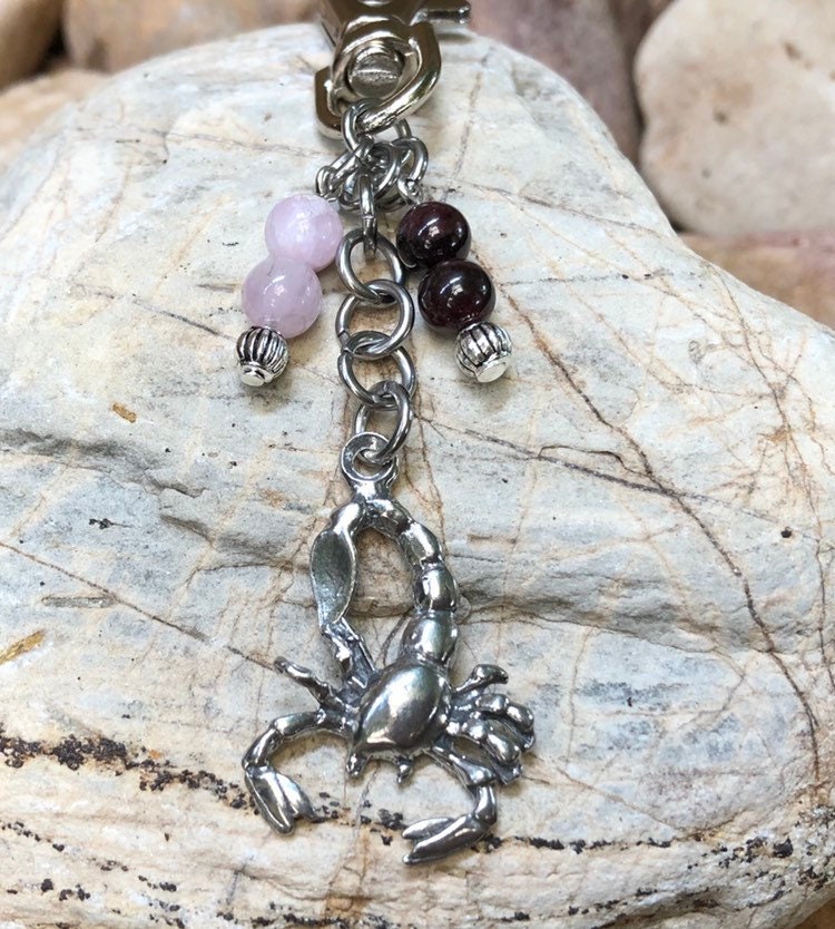 Scorpio zodiac keychain - zodiac jewellery - astrology jewelry - bag ...