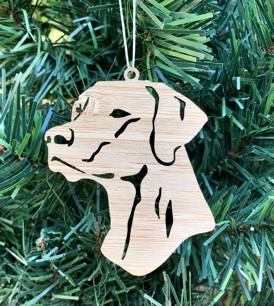 Rhodesian Ridgeback Dog Bamboo Wood Christmas Ornament, Rhodesian ...