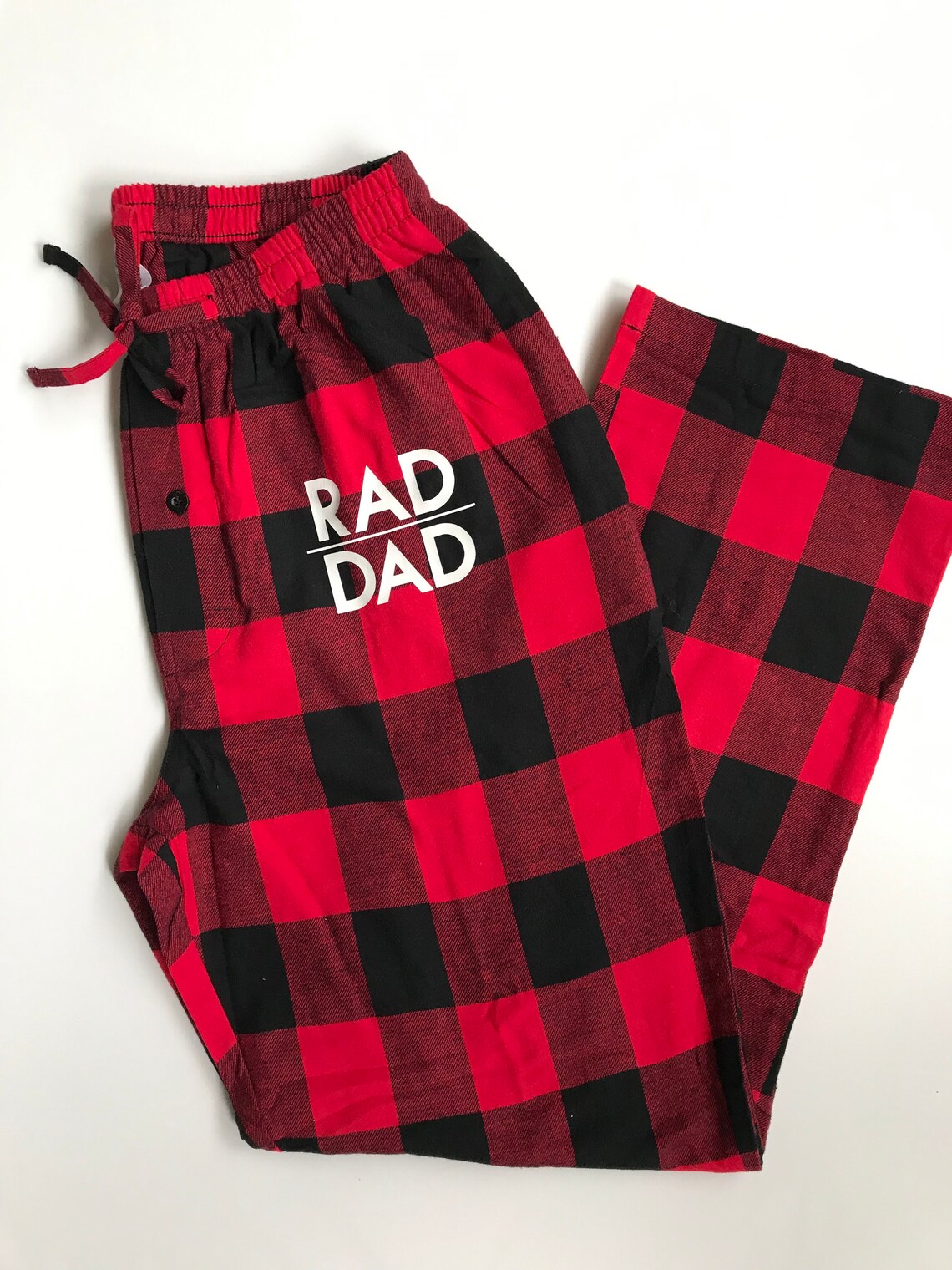 Rad Dad Flannel Pajamas Pantsrad Dad Pajamasdad Pajama Etsy