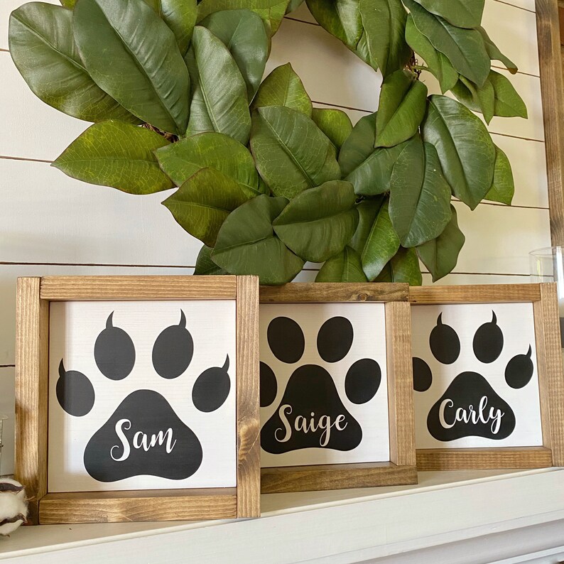 Personalized Dog Sign. Dog Name Sign. Custom Dog Sign. - Etsy