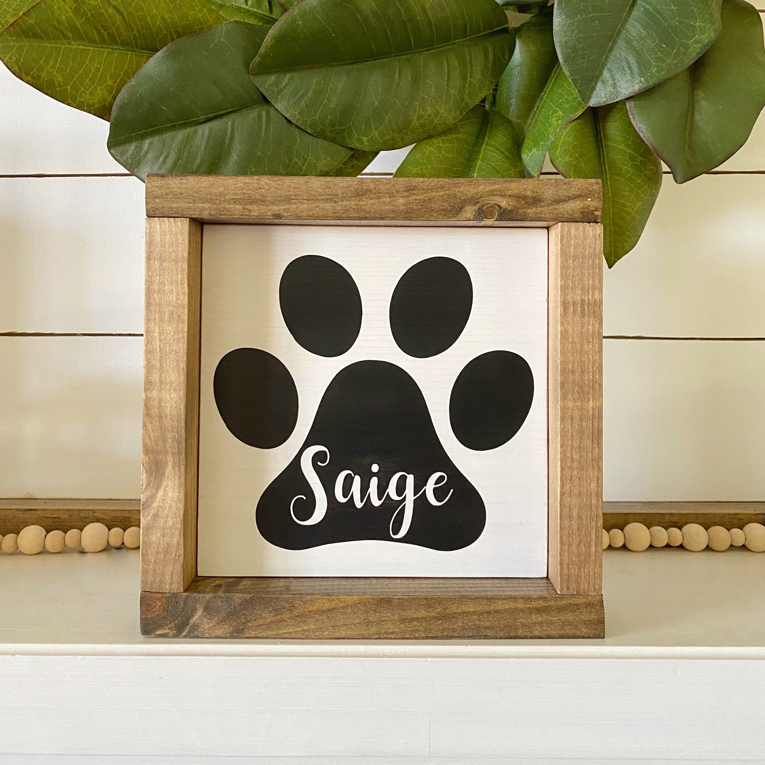 Personalized dog sign. Dog name sign. Custom dog sign. | Etsy