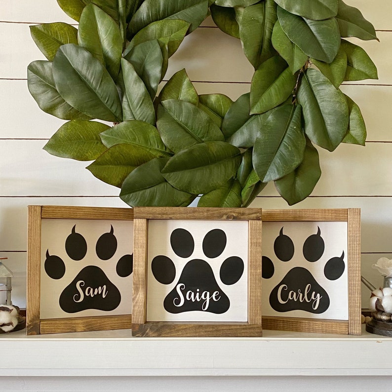 Personalized Dog Sign. Dog Name Sign. Custom Dog Sign. - Etsy