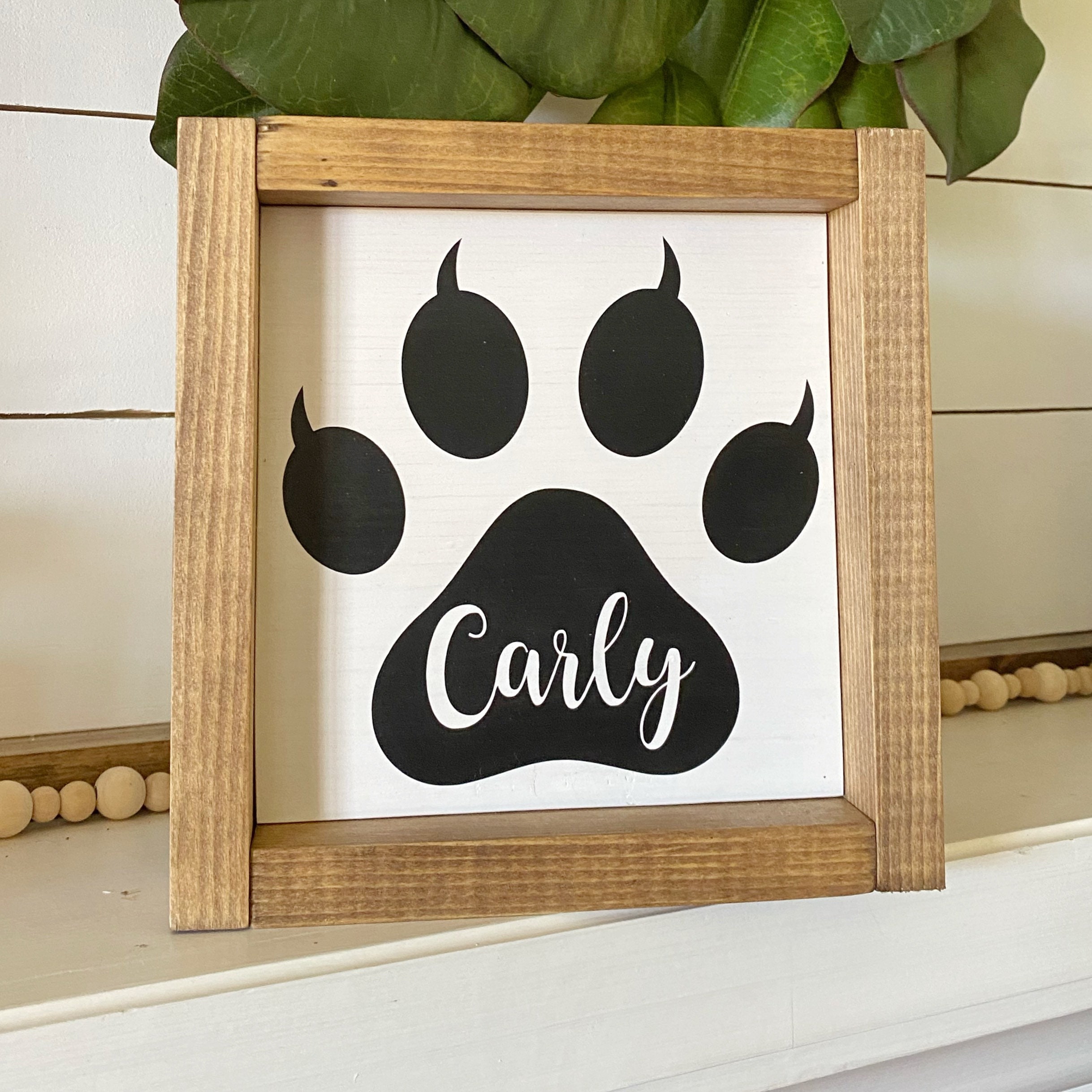 Personalized dog sign. Dog name sign. Custom dog sign. | Etsy