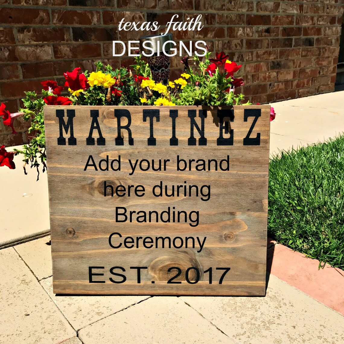 Branding Unity Ceremony Board Branding Iron Board Wedding - Etsy