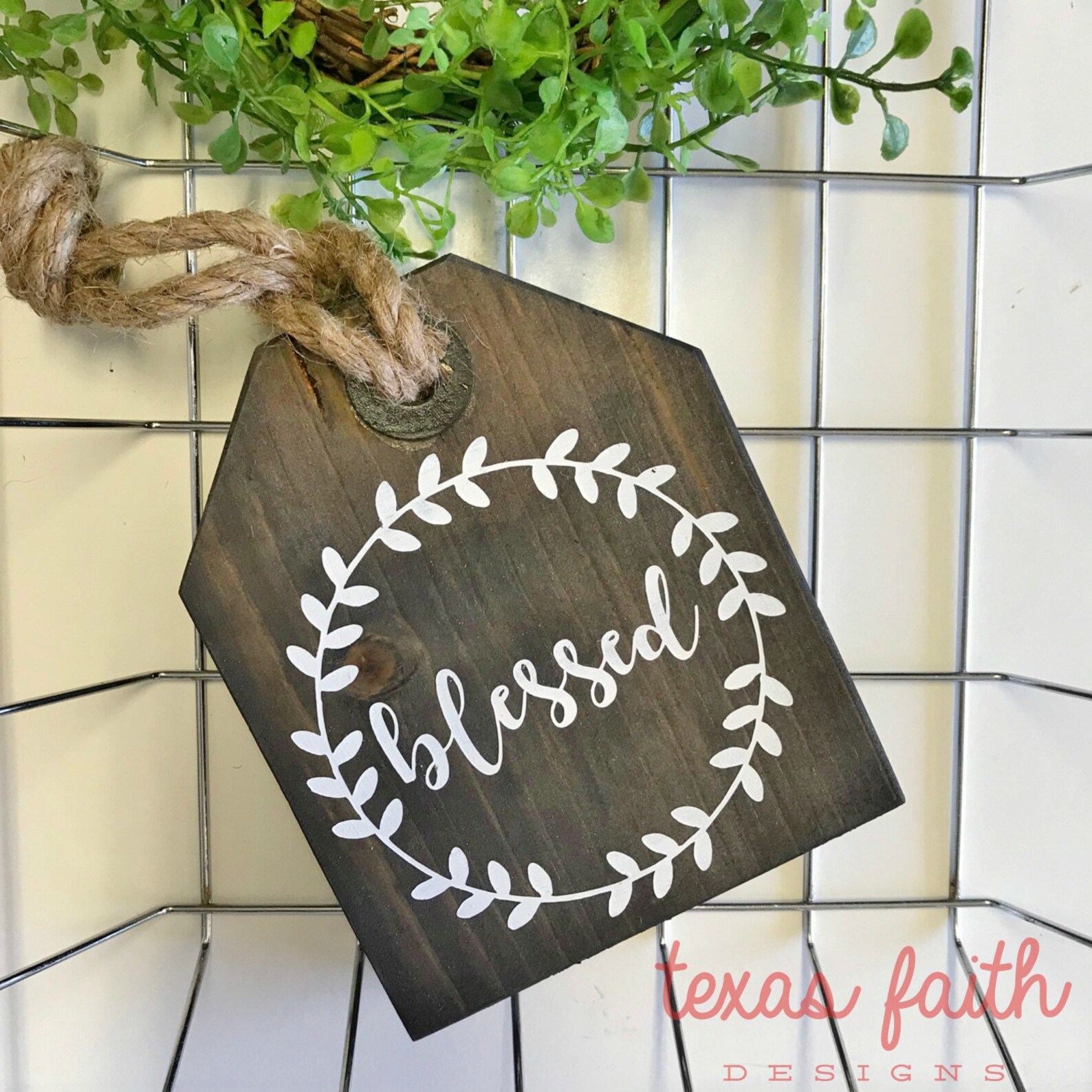 Wooden Tag Rustic Wood Sign Hand Painted Sign Tag Sign | Etsy