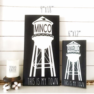 Home Town Signs, Water Tower Town. This is My Town Custom Signs With ...