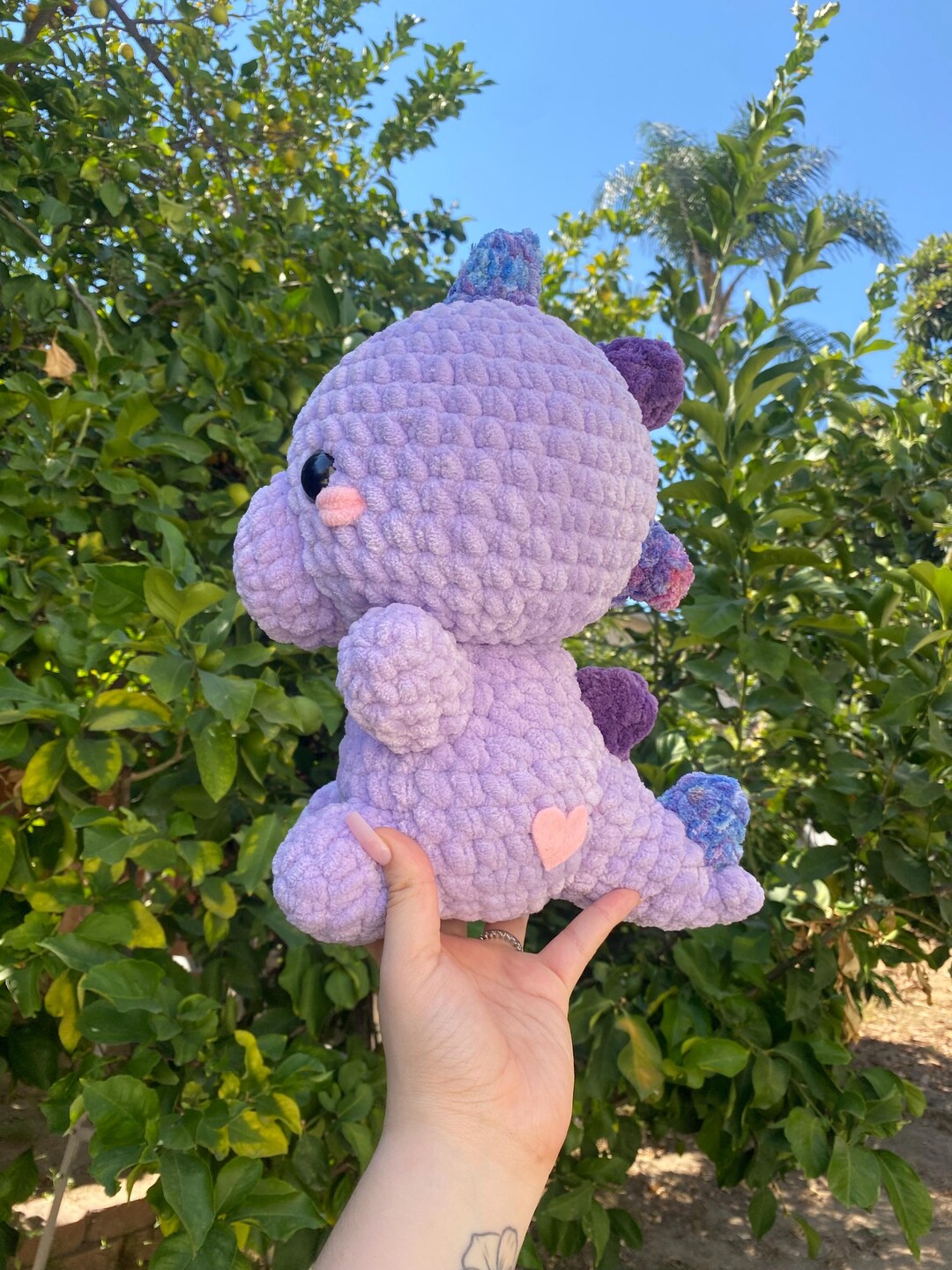 Amethyst the Purple Dinosaur {love Me Collection} - Etsy