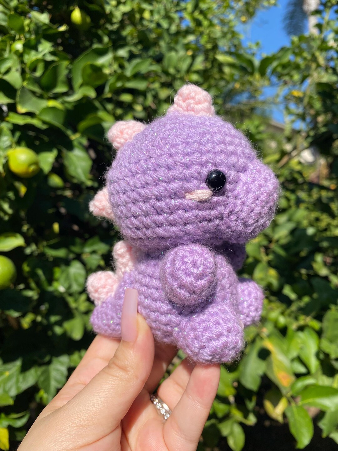 Emily the Sparkly Mini Dinosaur {mini Dinosaur Collection} - Etsy