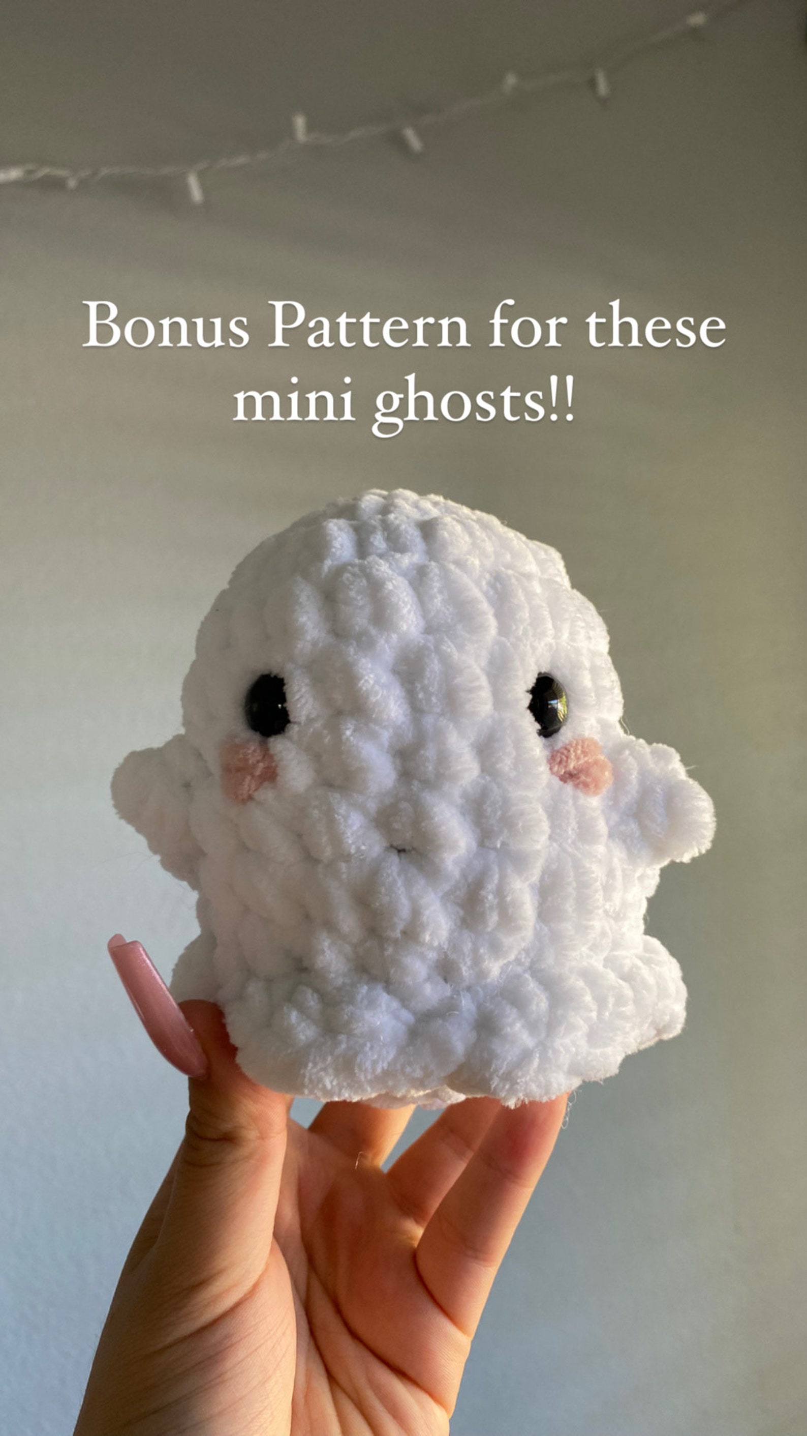 DIGITAL Crochet Pattern Only Ghost Mini Ghost Pattern - Etsy