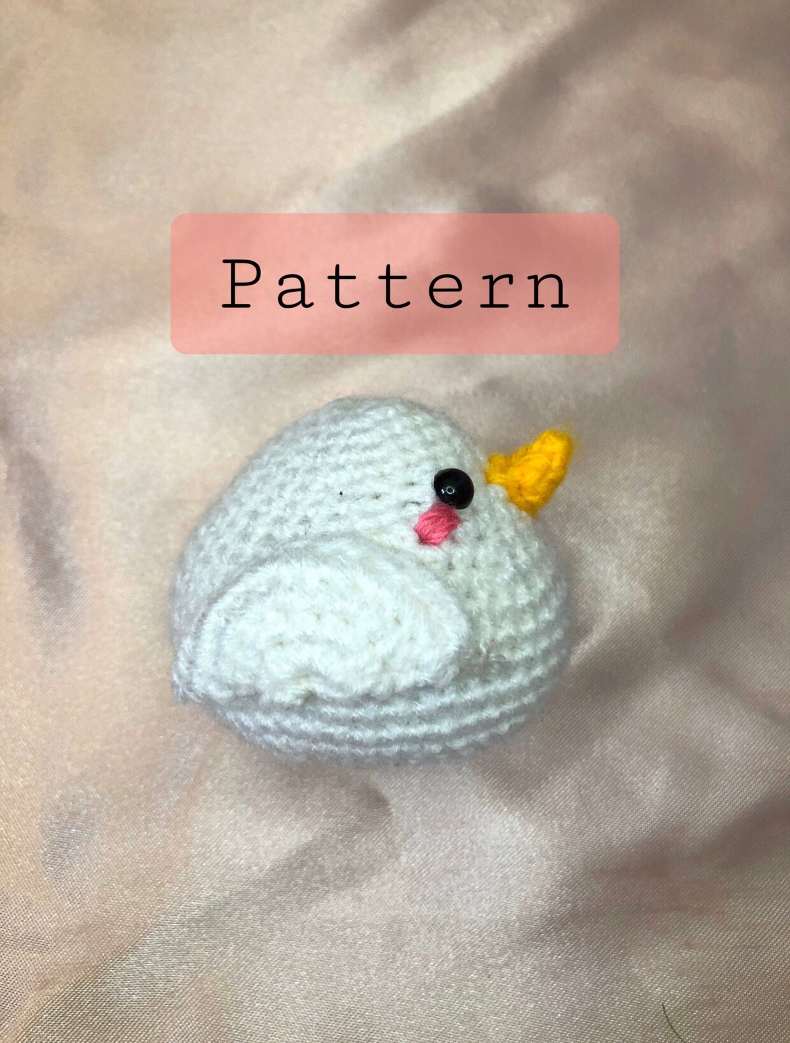 DIGITAL Crochet Pattern Only Chickadee/ Evil Chicken - Etsy