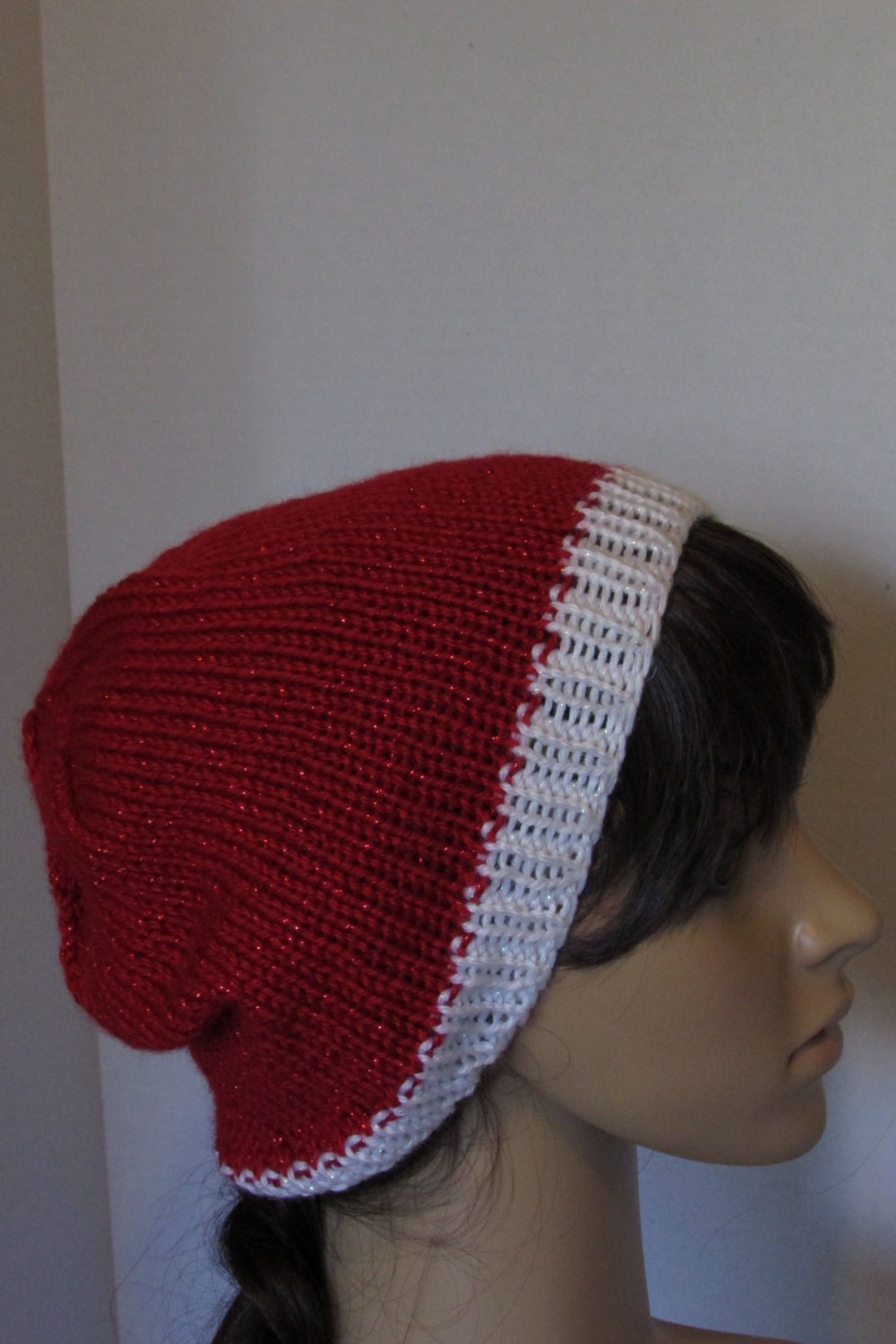 Sparkly Christmas Beanie - Etsy