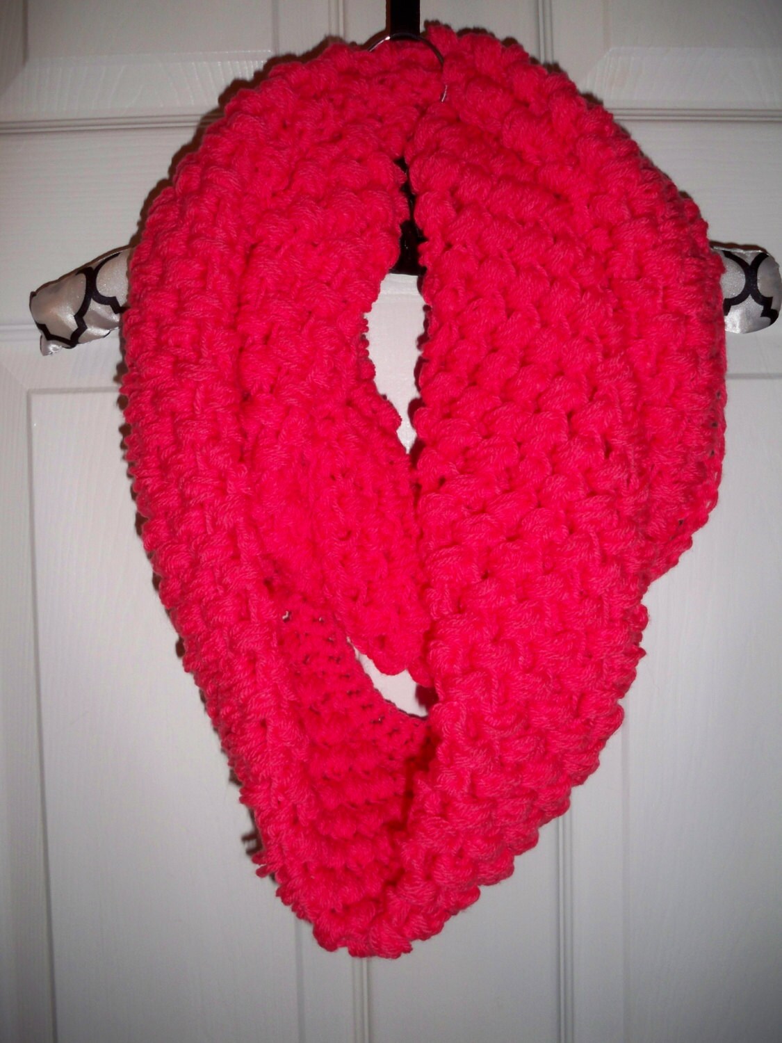 The Mya Infinity Scarf in Hot Pink - Etsy