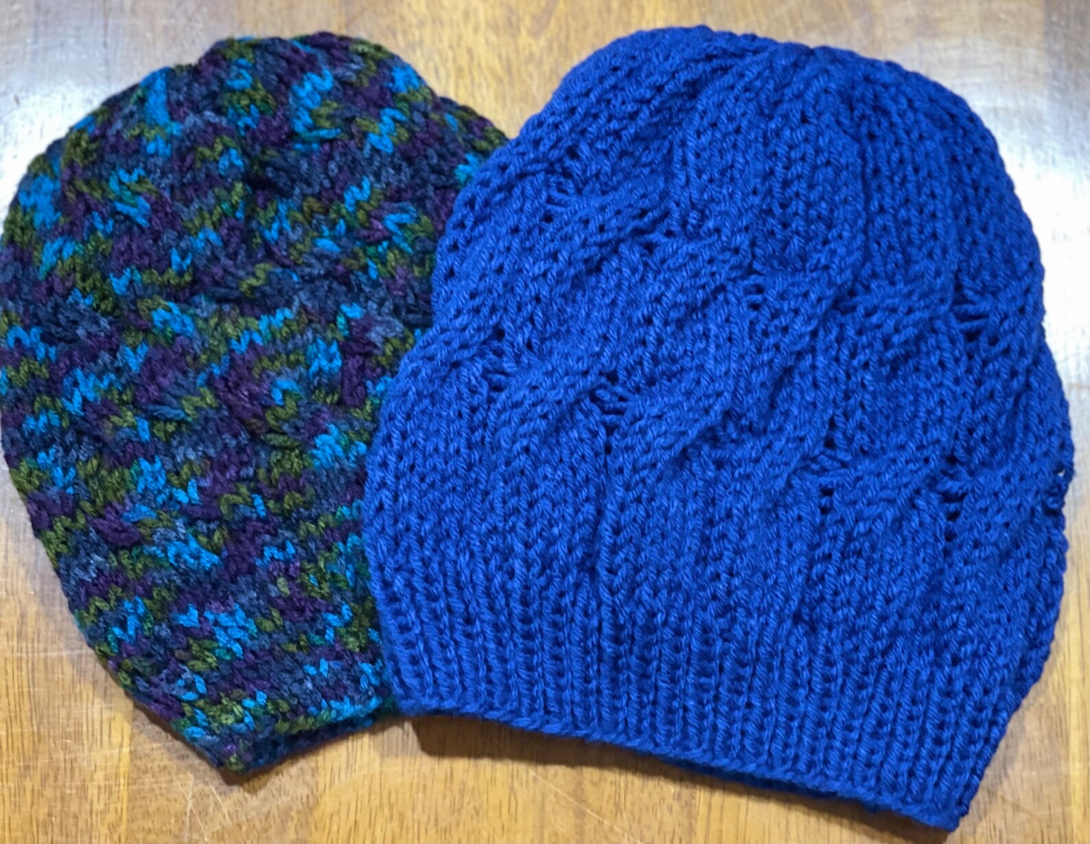 Royal Blue Cable Knit Beanie - Etsy