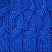 Royal Blue Cable Knit Beanie - Etsy
