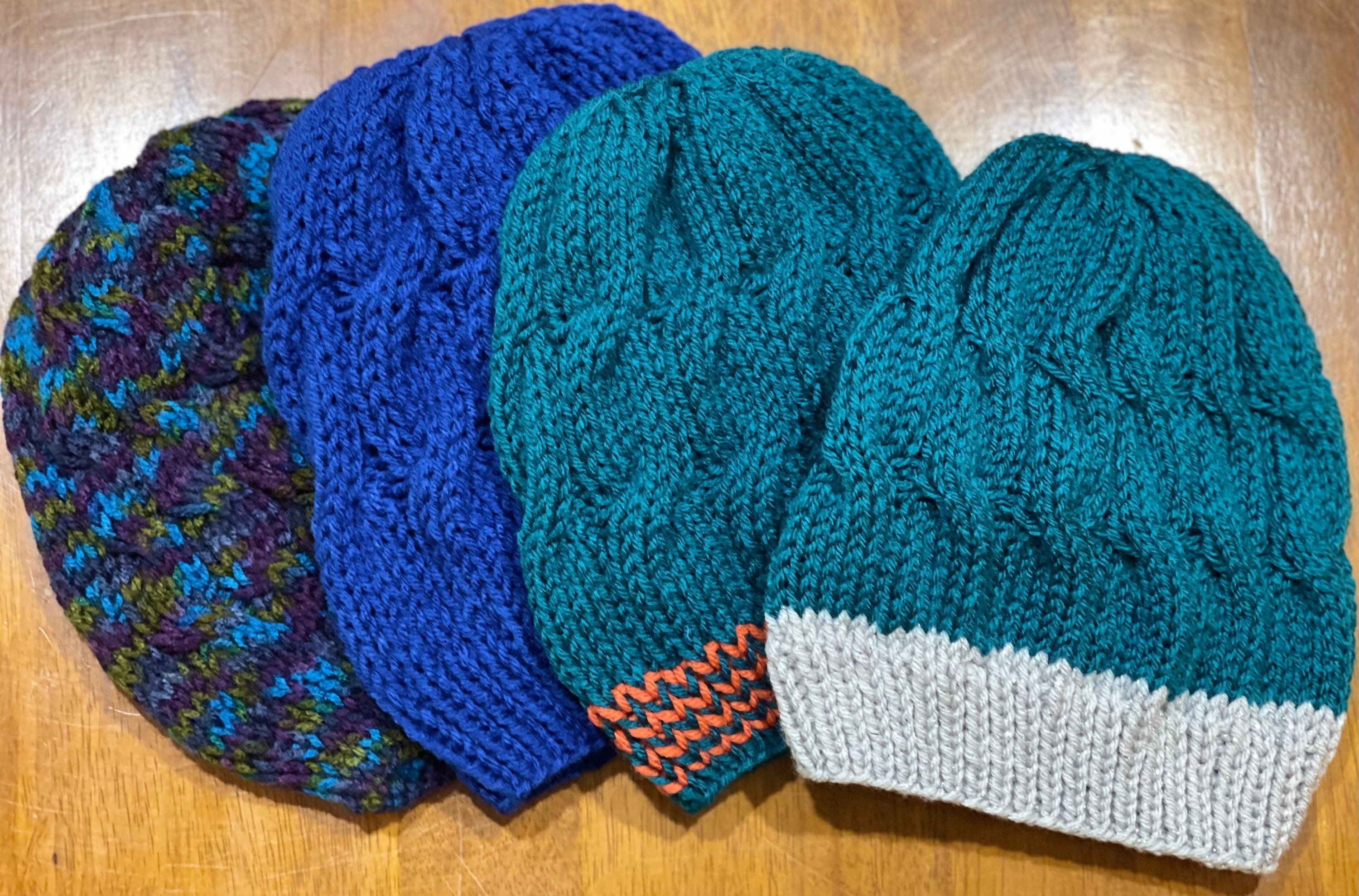 Royal Blue Cable Knit Beanie - Etsy