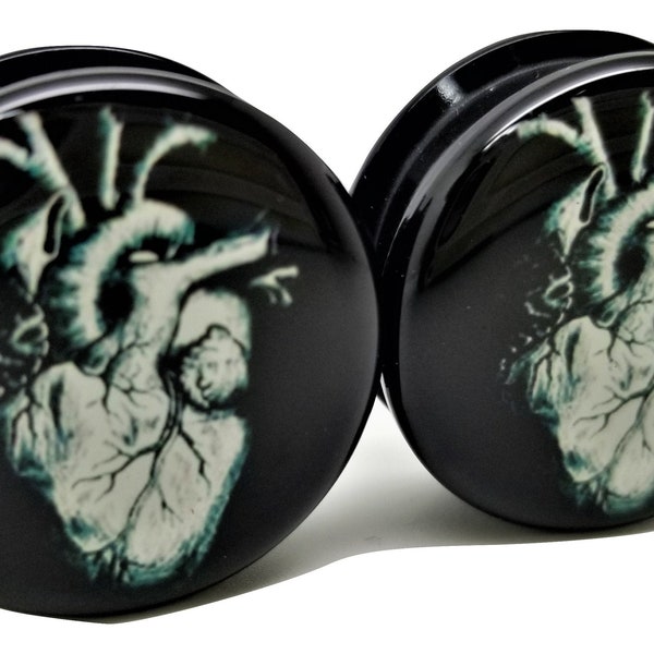 Heart Plugs - Etsy