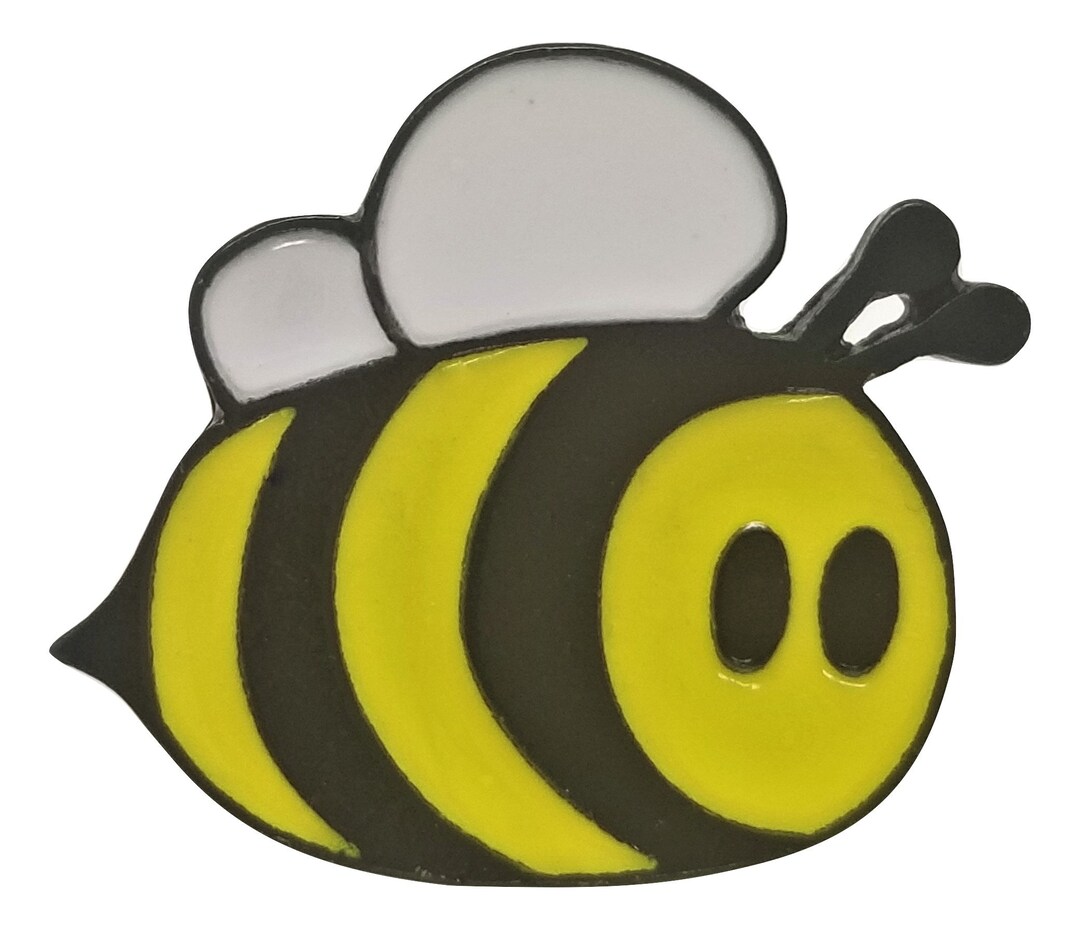 Bumble Bee Enamel Pin With Safety Backing - Etsy