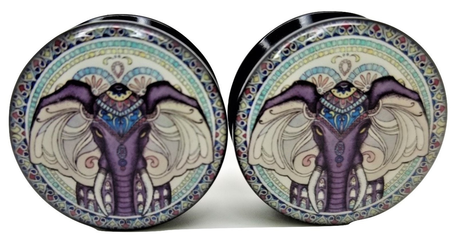 Elephant Ear Plugs Acrylic Screw-on 10 Sizes Brand New | Etsy