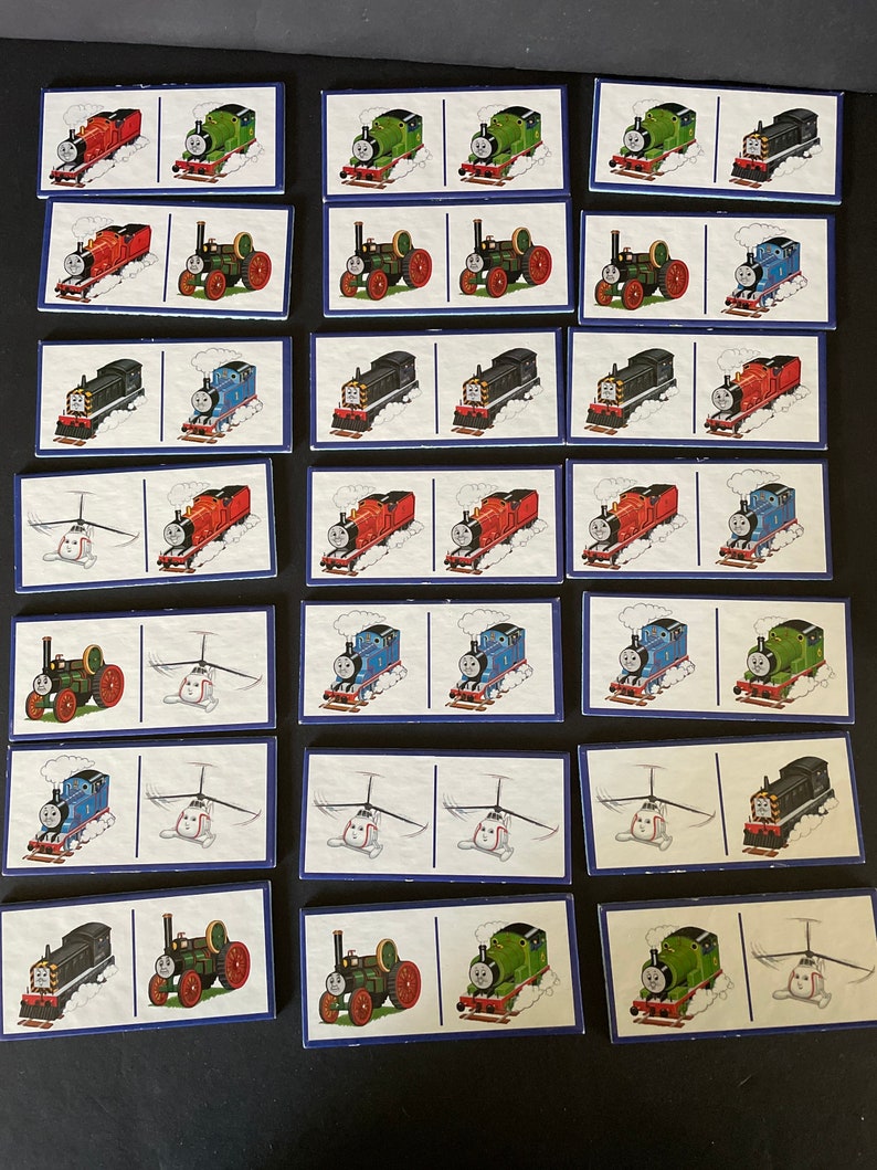 Thomas the Tank Engine and Friends Game Domino Matching Game - Etsy