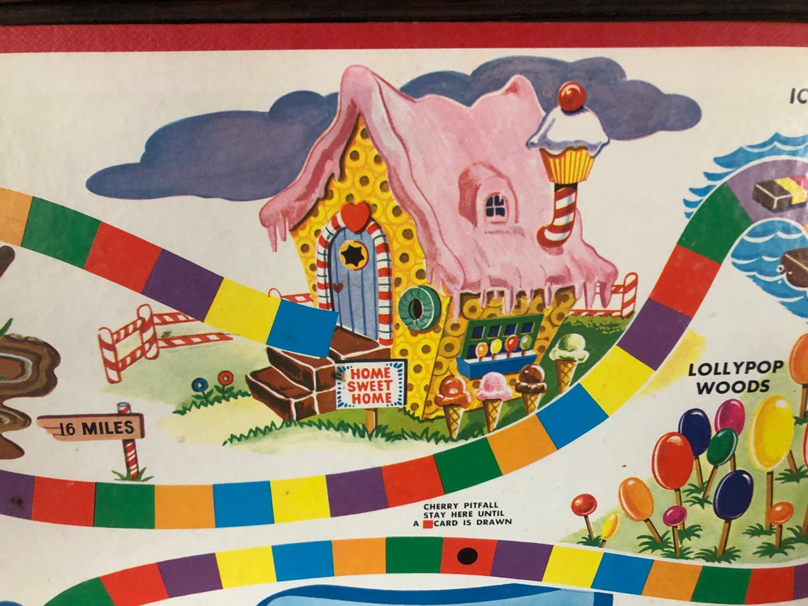 Vintage Candyland Game, No Box - Etsy