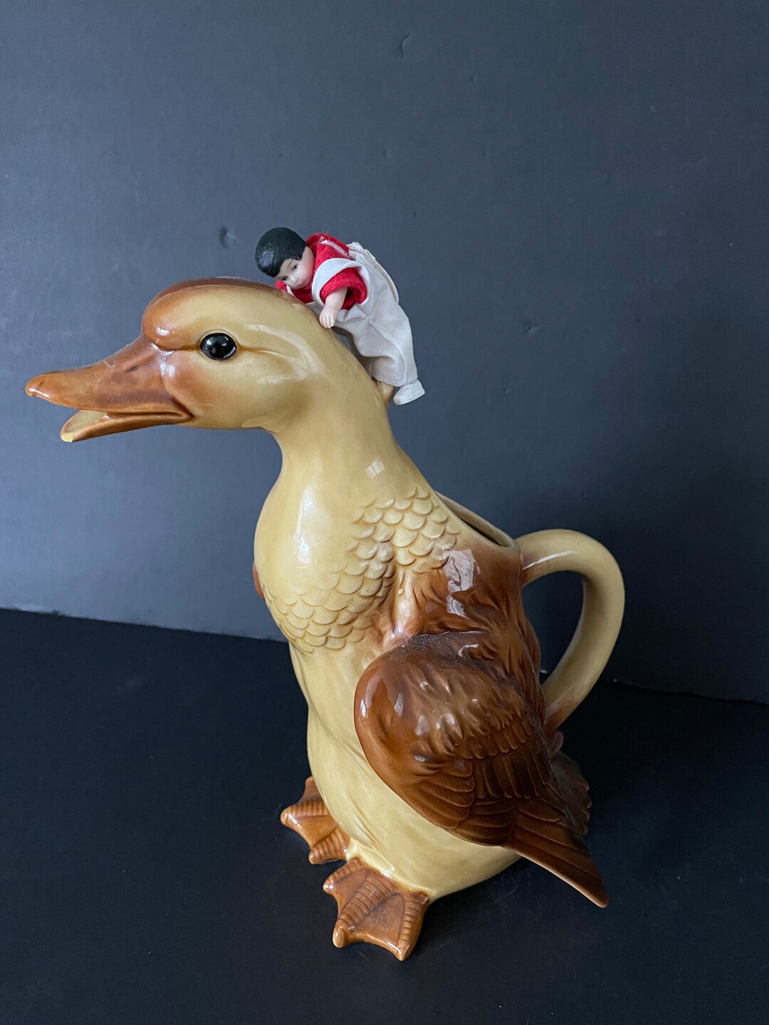 Unieboek Duck Ceramic Pitcher/horsman Dollhouse Doll - Etsy