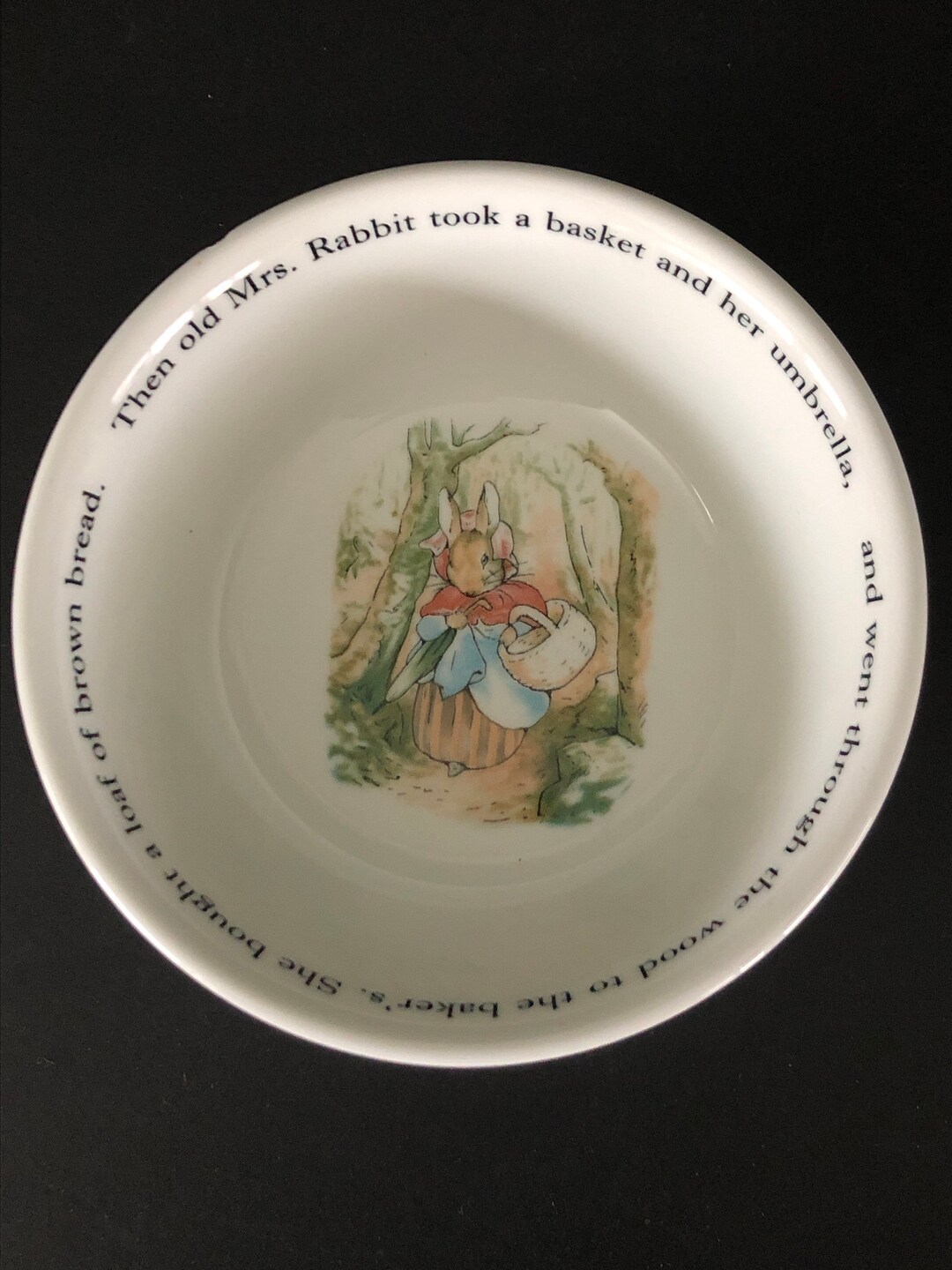 Beatrix Potter, Wedgewood, Peter Rabbit Ceramic Child Bowl, 1993 - Etsy