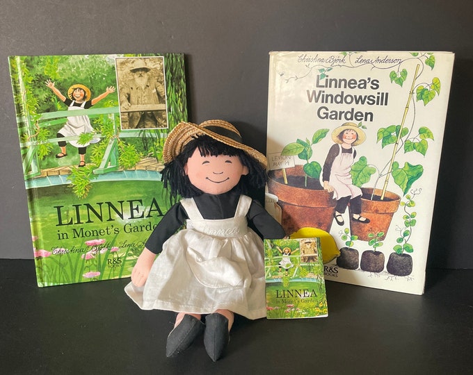 Soft Linnea Doll, From Book Linnea in Monet’s Garden, 11 Inch, With Two ...