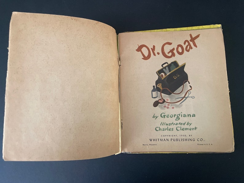 Vintage Dr. Goat a Top Top Tale From 1950 - Etsy