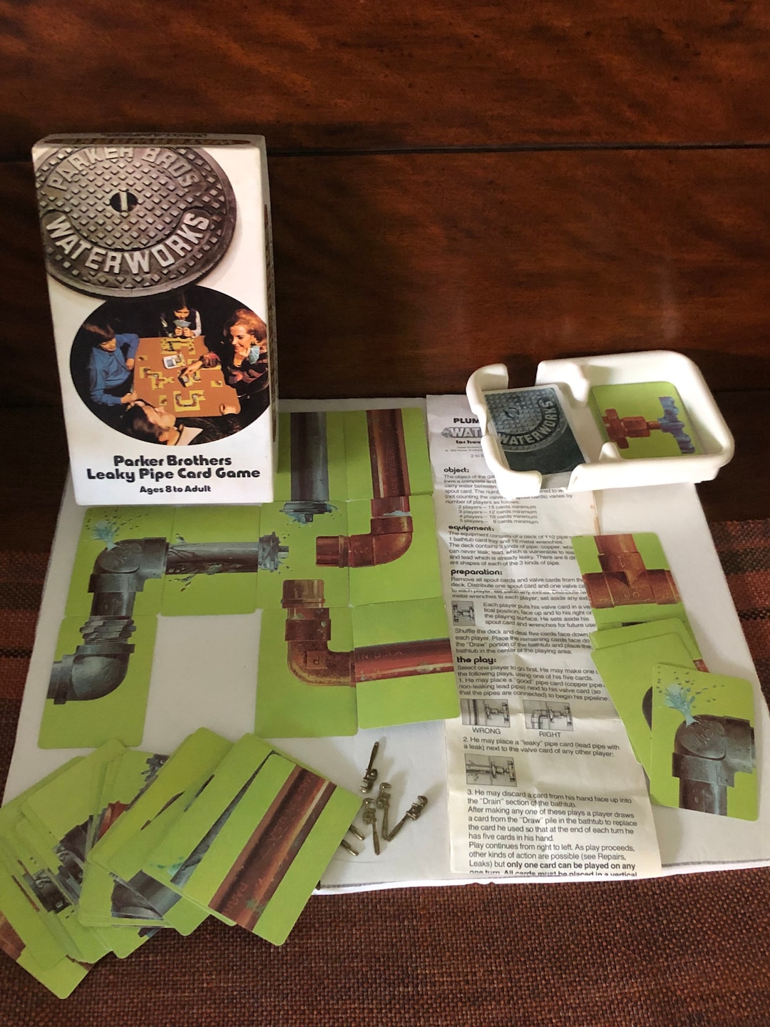 Vintage Waterworks, Parker Brothers Leaky Pipe Game, 1972 - Etsy