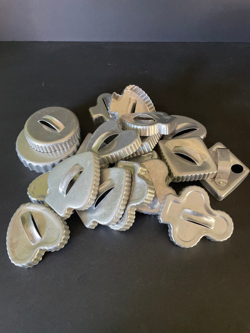 Vintage Aluminum Shape Cookie Cutters—sold Separately - Etsy