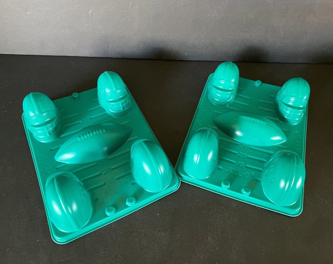 Set of 2 Jello Jiggler Molds: Football Helmets and Football - Etsy