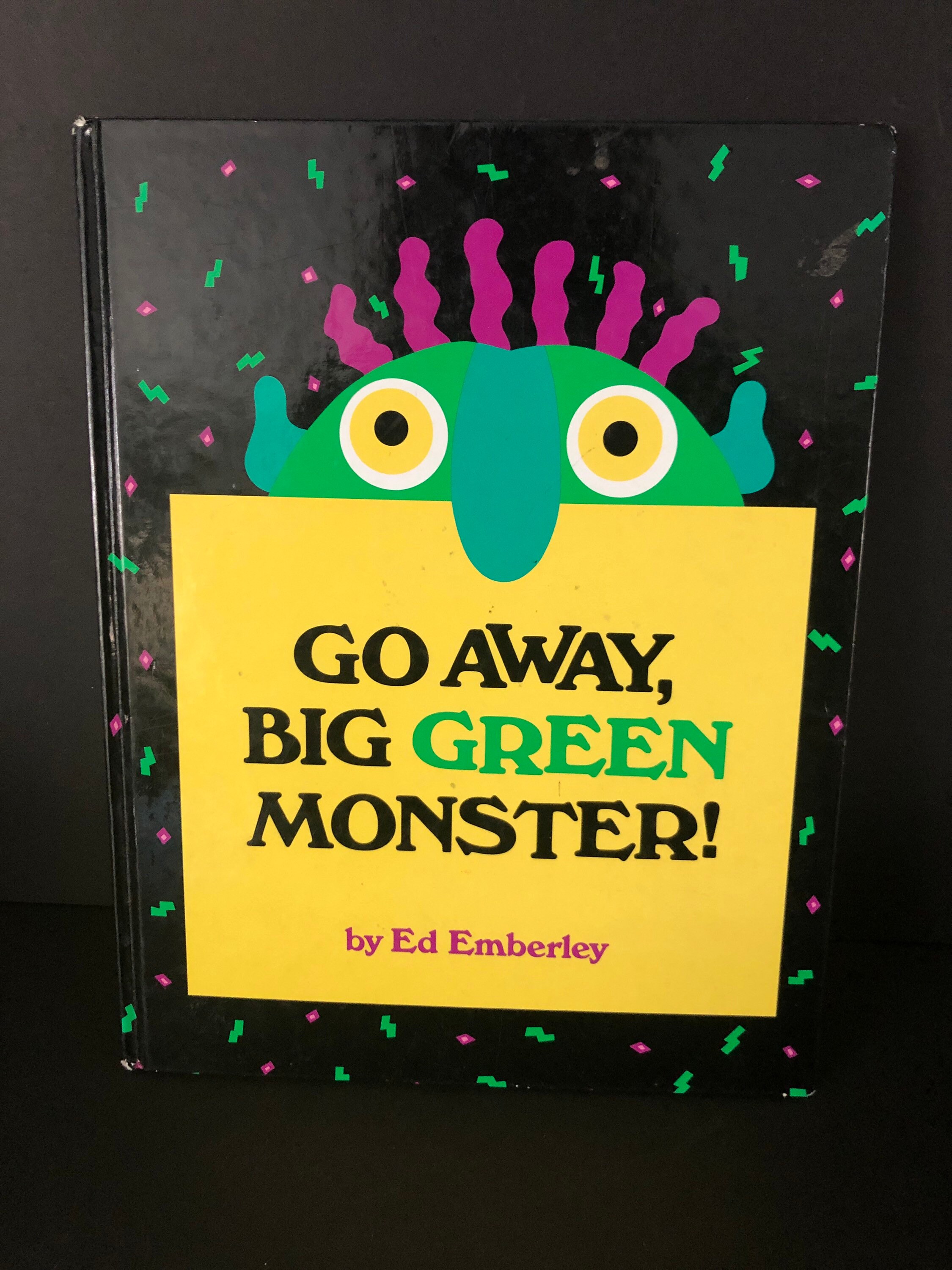 Go Away Big Green Monster by Ed Emberley - Etsy UK
