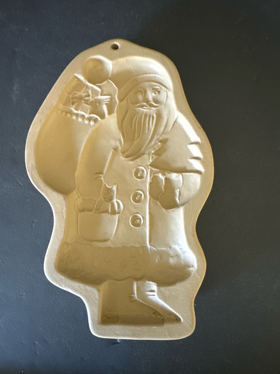 Brown Bag Cookie Art Santa, Hill Design, 1985 - Etsy