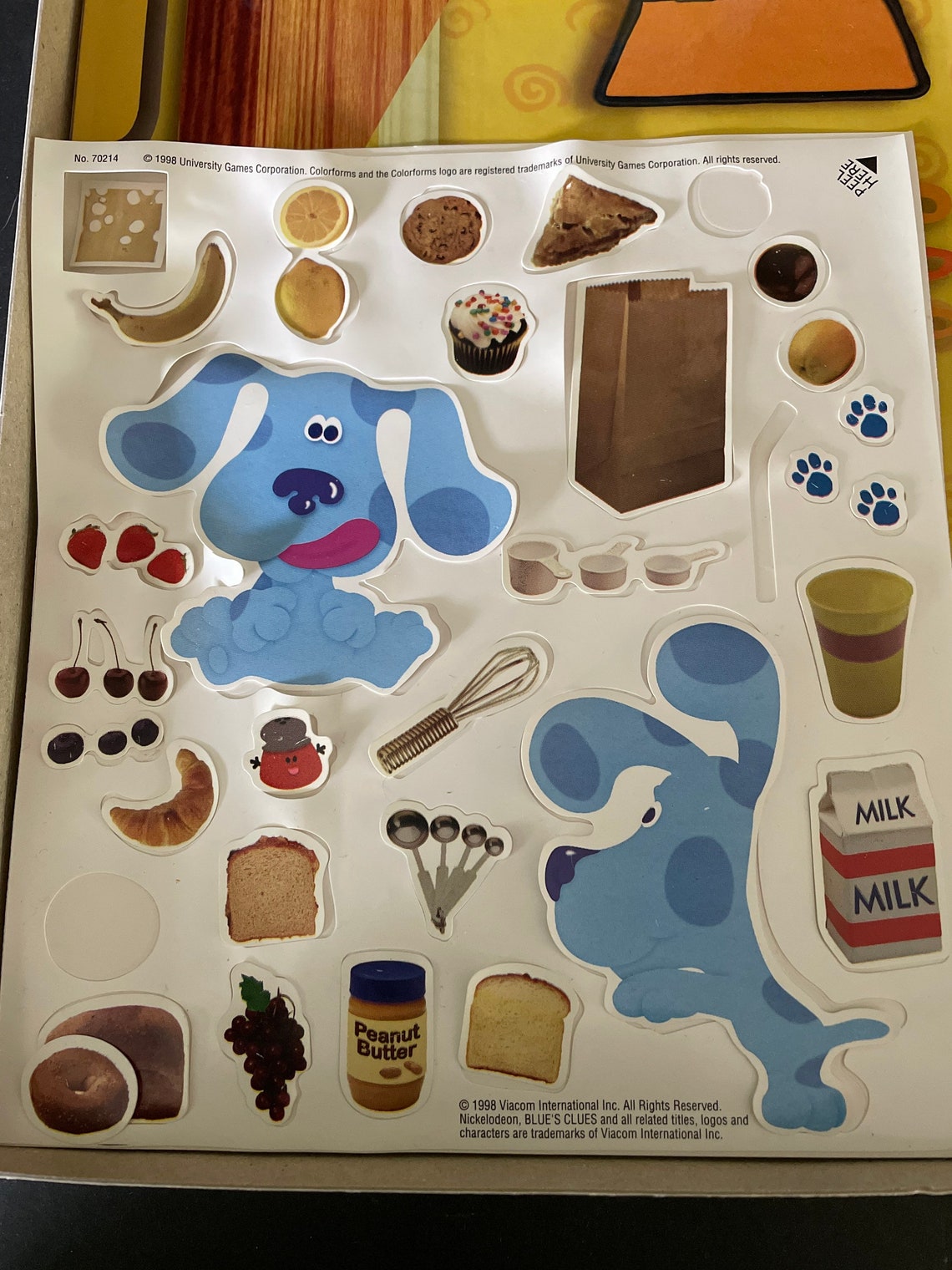 Colorforms Blues Clues Kitchen Play Set 1998 - Etsy