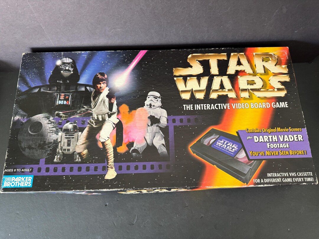 Star Wars, Interactive Video Board Game, 1996, Parker Brothers - Etsy
