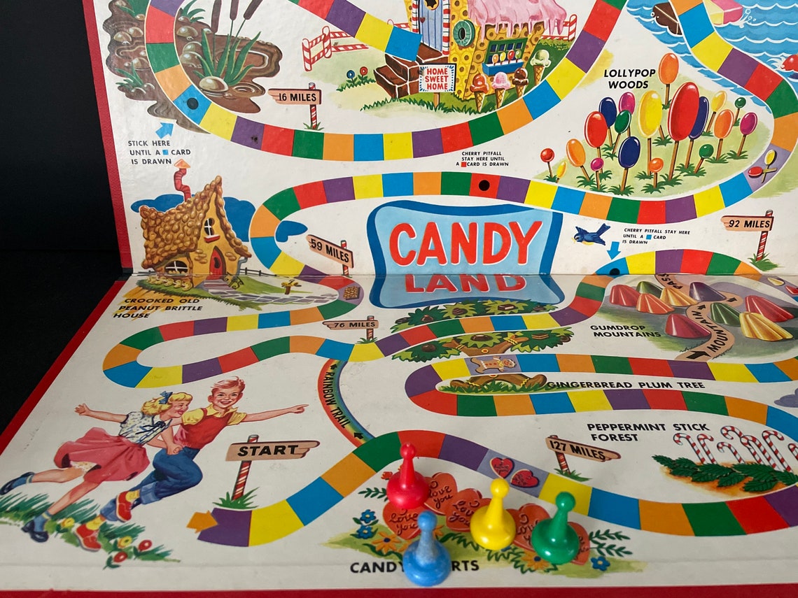Vintage Candyland Game No Box | Etsy