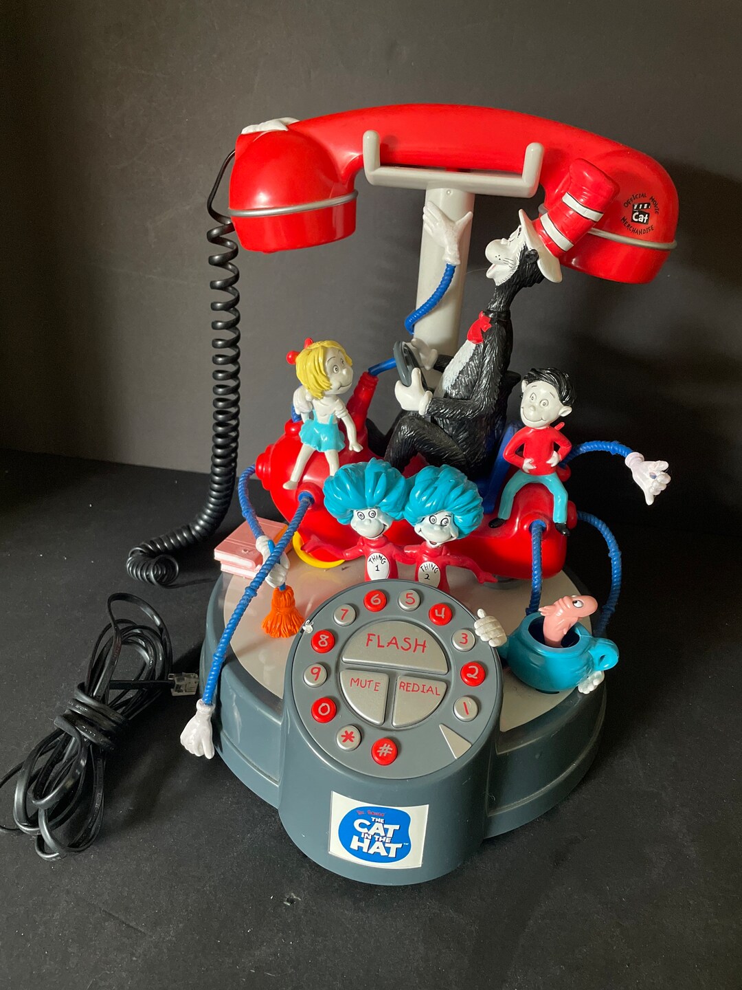 Vintage Cat in the Hat Landline Telephone, Dr Seuss, 2003 - Etsy
