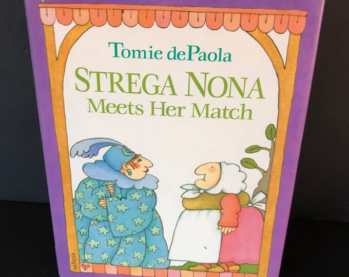 Signed Strega Nona Meets Her Match by Tomie Depaola, 1993, First ...