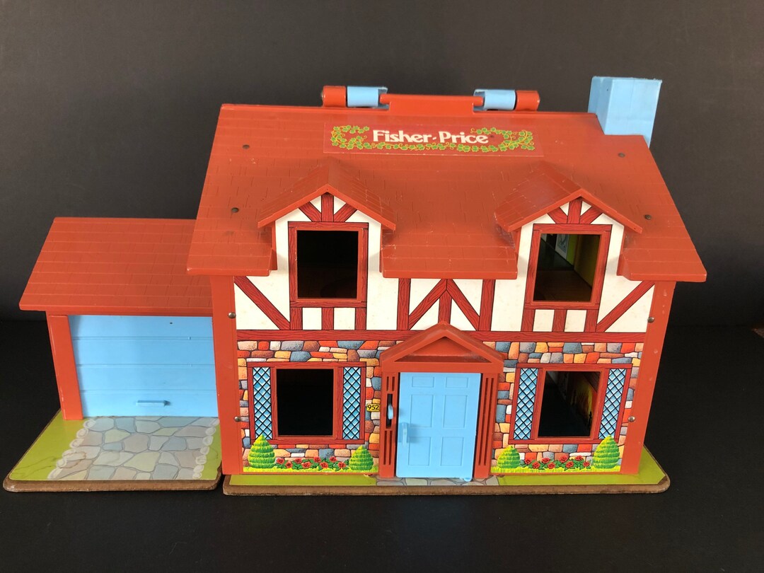 Empty Fisher Price Tudor House, With Chipped Edge - Etsy