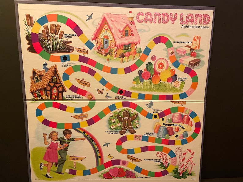 Replacement Pieces or Ephemera Vintage Candyland, Child’s First Game ...