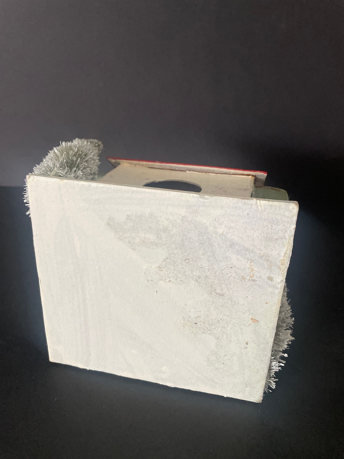 Vintage Handmade Christmas Putz House Trees and Snow - Etsy