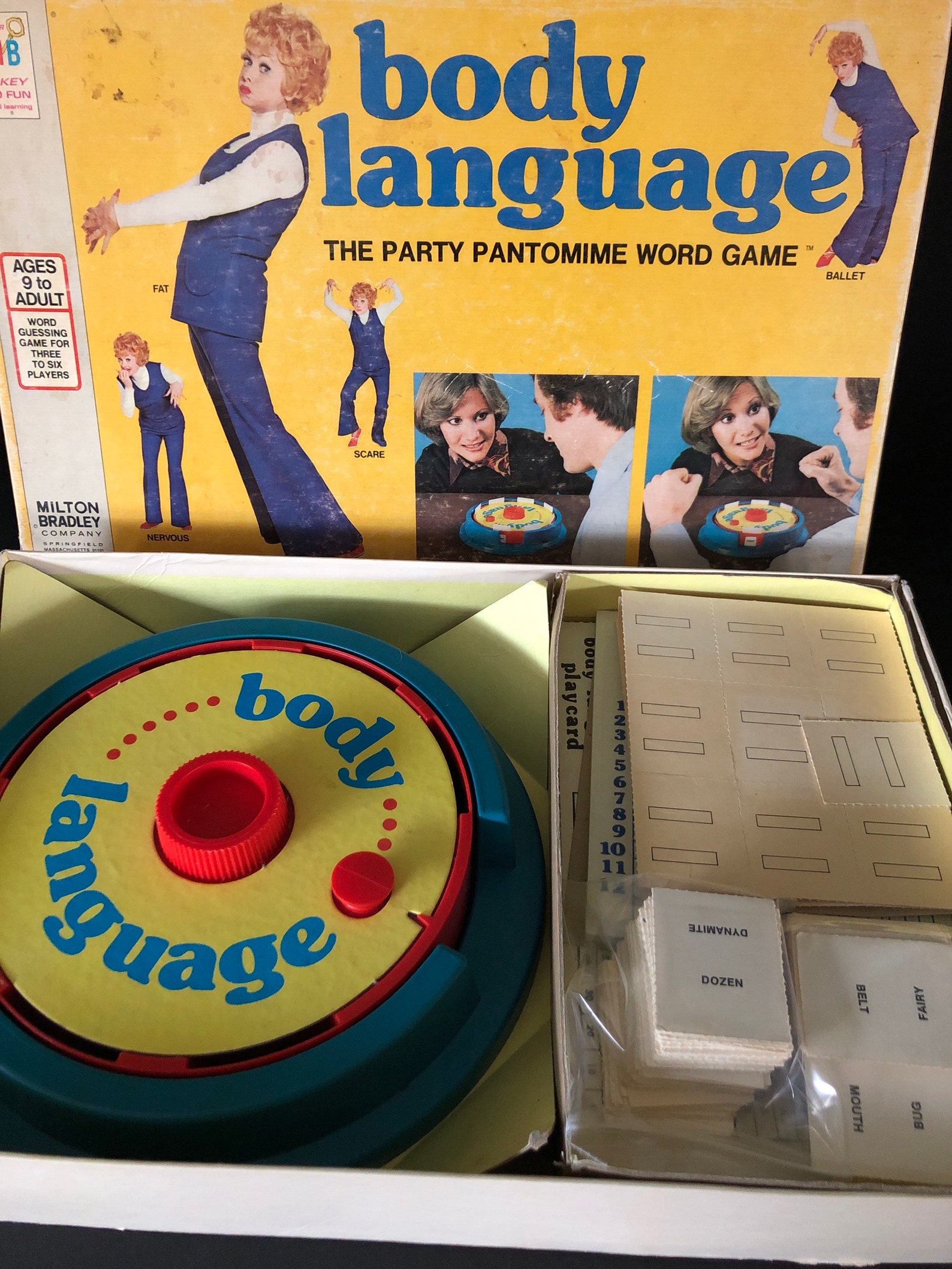 Body Language Game by Milton Bradley 1975 | Etsy