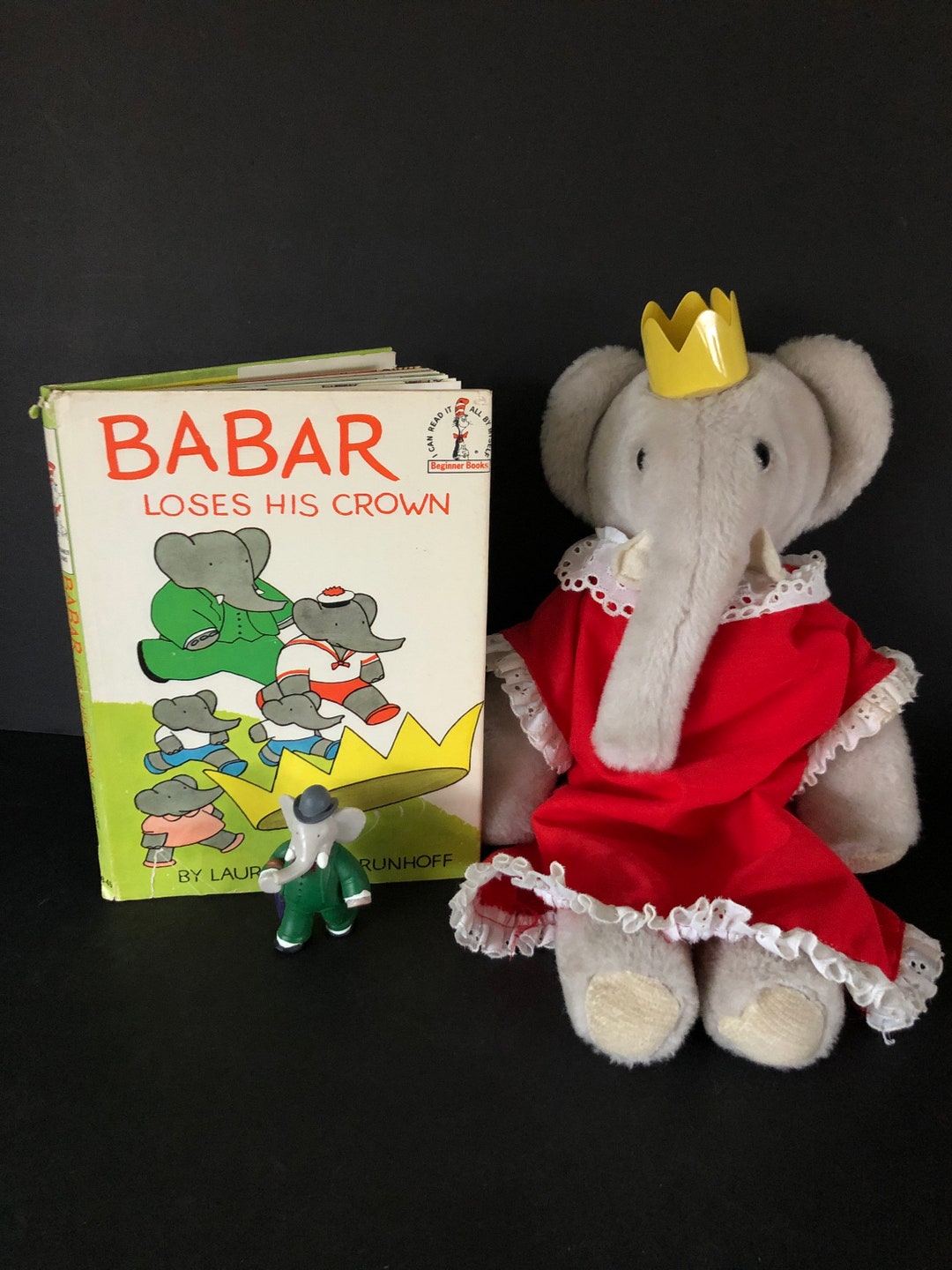 Babar and Friends: Plastoy Babar Plush Celeste I Can Read - Etsy