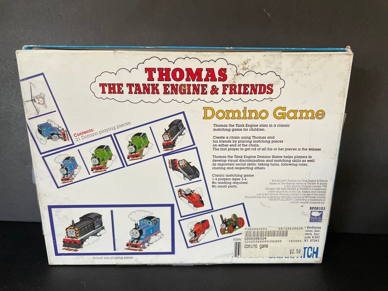 Thomas the Tank Engine and Friends Game Domino Matching Game - Etsy