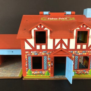 Empty Fisher Price Tudor House, With Chipped Edge - Etsy