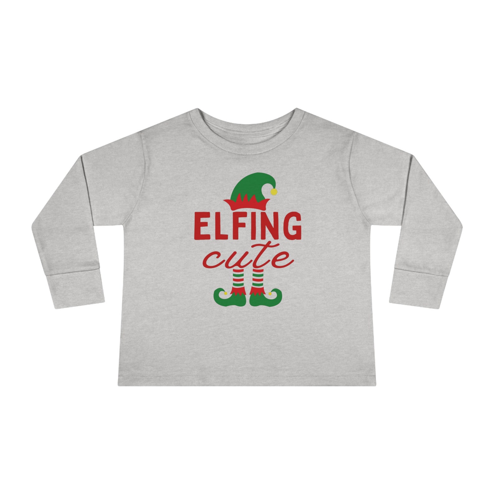 Toddler Baby Christmas Elf "elfing Cute" Long Sleeve Tee Shirt - Etsy