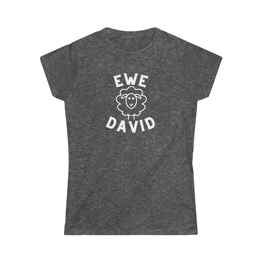 Women's Schitt's Creek "ewe David" Sheep Jersey Short Sleeve Tee Shirt ...