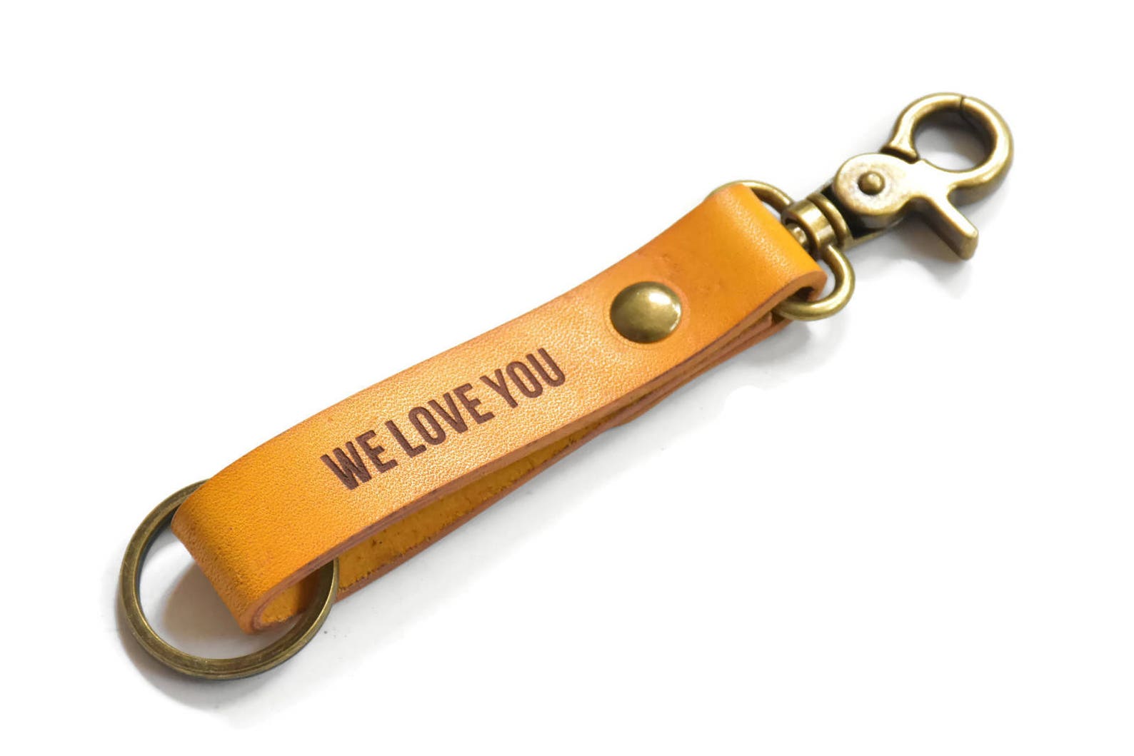 Custom Keychain, Personalized With Any Text, Made of Quality Sturdy ...