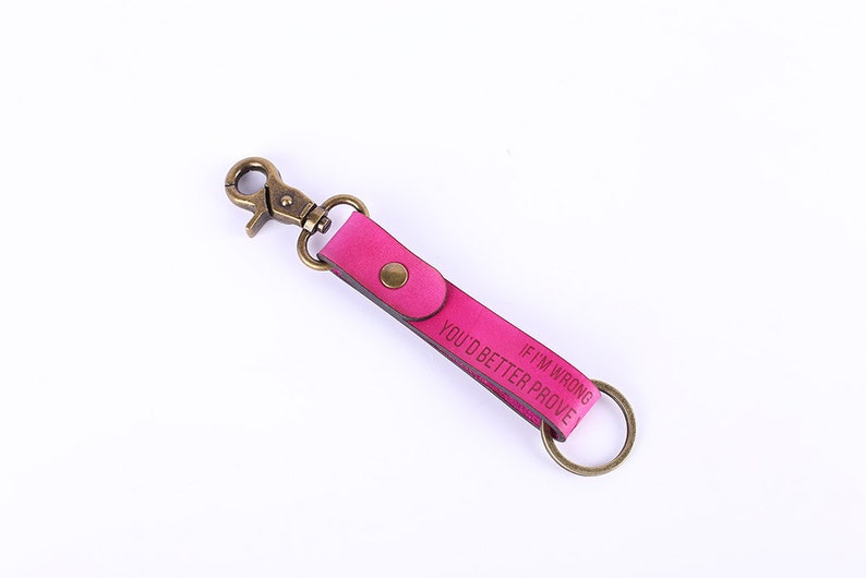 Womens Keychains, Pink Keychain, Leather Key Chain, Womens Accessories ...