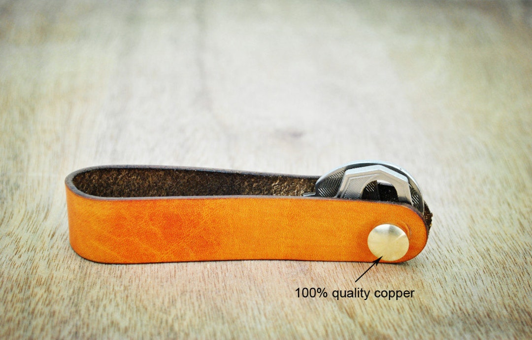 Leather Keychain, Key Chain, Key Holder, Key Loop, Key Fob, Key Ring ...